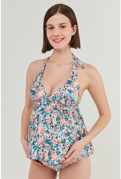 Penti Çok Renkli Betsy Hamile Tankini Bikini Üstü Penti Çok Renkli Betsy Hamile Tankini Bikini Üstü