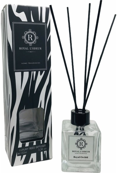 Royal Mum Yeni Seri - Tanıtım Özel- Royal Black Orchid Çubuklu Ortam Kokusu 100 ml