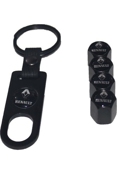 Yekoto Renault Metal Anahtarlık ve Sibop Kapak Seti 1.kalite