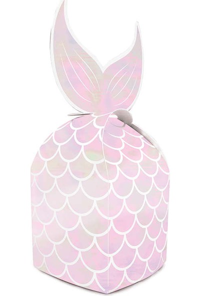 Parti Dünyası Parlayan Deniz Kızı Şeker-Hediye Kutusu 8 Adet