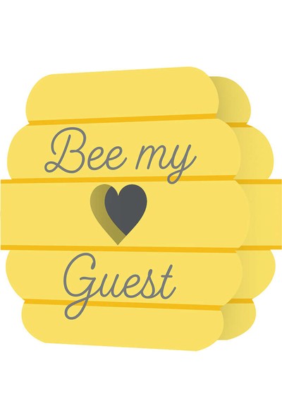 Parti Dünyası Bal Arısı Davetiye 8 Adet