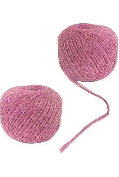Parti Dünyası Pembe Hazır Jüt Ip