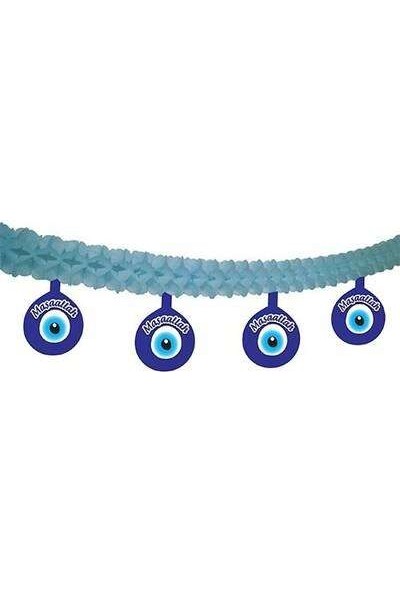 Parti Dünyası Maşallah Nazar Boncuklu Açılır Süs 28 X 170 Cm