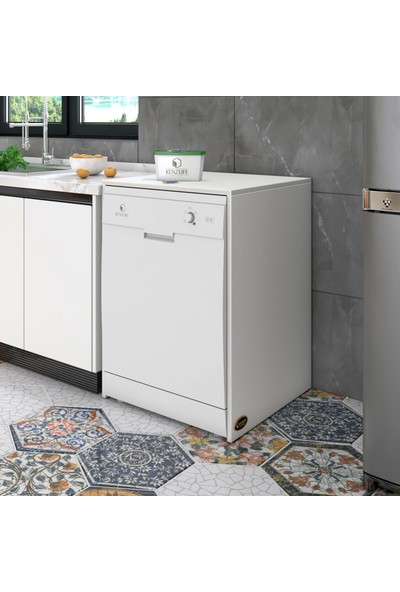Kenzlife bulaşık makinesi dolabı berfu byz 90x70x60 banyo ofis
