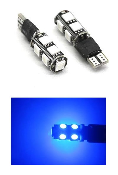 Tvet 12V T10 9 LED Smd Çakar Ampul Mavi T39809 Tvet 12V T10 9 LED Smd Çakar Ampul Mavi T39809