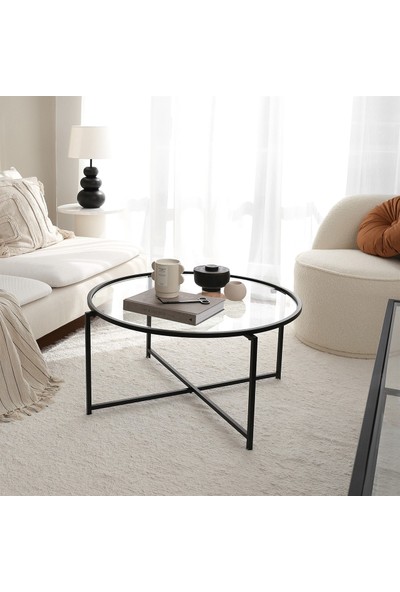 Neostill - Sun Sehpa / Şeffaf Cam S403 Neostill - Sun Sehpa / Şeffaf Cam S403