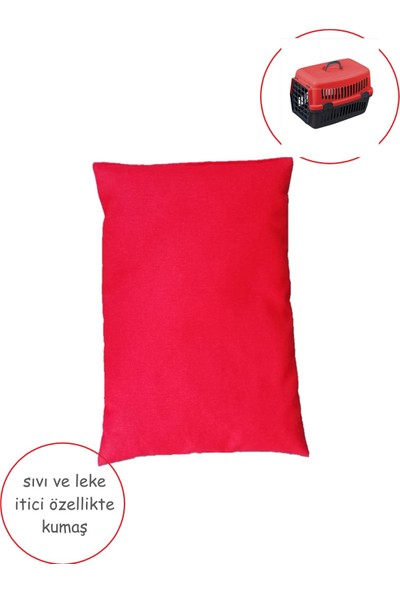 Mypettoys Kedi Köpek Taşıma Çantası Minderi Kırmızı 28X40CM