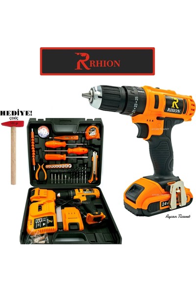 Rhion 2021 Akülü Darbeli Şarjlı Matkap Vidalama (Turuncu Seri) Rhion 2021 Akülü Darbeli Şarjlı Matkap Vidalama (Turuncu Seri)