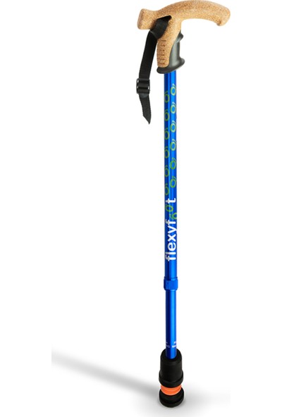 Flexyfoot Mantar Başlı Baston Mavi Renk Flexyfoot Mantar Başlı Baston Mavi Renk