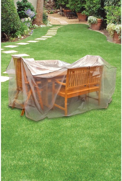 Sole Bahçe Yemek Masası Koruma Örtüsü - Amedeus : 300 x190x100CM