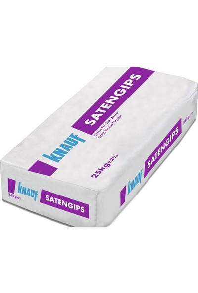 Knauf Saten Alçısı Son Kat Perdah Alçı 25 kg Knauf Saten Alçısı Son Kat Perdah Alçı 25 kg