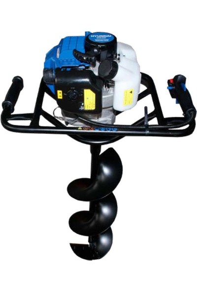 Hyundai Hyd.52t-15 Benzinli Toprak Burgu Makinası 15 cm Burgulu Hyundai Hyd.52t-15 Benzinli Toprak Burgu Makinası 15 cm Burgulu