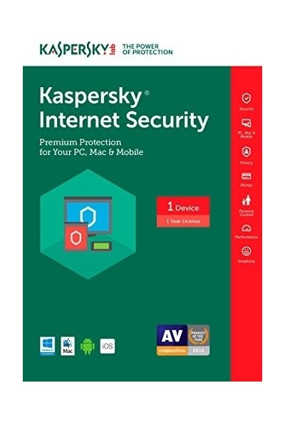 Kaspersky Internet Security 2021 1 Kullanıcı 1 Yıl Türkçe Digital Lisans Kaspersky Internet Security 2021 1 Kullanıcı 1 Yıl Türkçe Digital Lisans