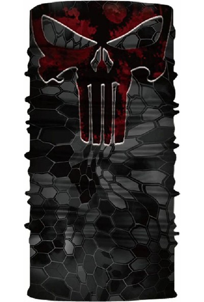 Knmaster Castle Buff Boyun Bandana Boyunluk Maske- Motorcu Maskesi- Baf- Yüz Buff