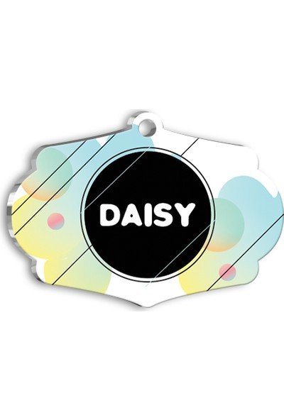 Pet Tag Art Baloncuklu Kedi Köpek Künyesi Pet Tag Art Baloncuklu Kedi Köpek Künyesi