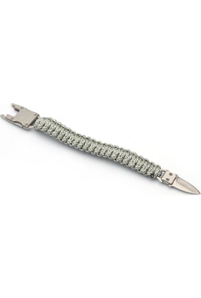 Tactical Bıçaklı Metal Başlıklı Paracord Bileklik Tactical Bıçaklı Metal Başlıklı Paracord Bileklik