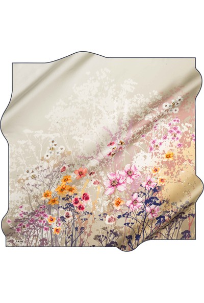 Aker 90X90 7756701 İpek Krep Saten