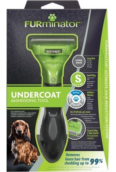 Furminator Uzun Tüylü Küçük Irk Köpek Tarağı Small Furminator Uzun Tüylü Küçük Irk Köpek Tarağı Small