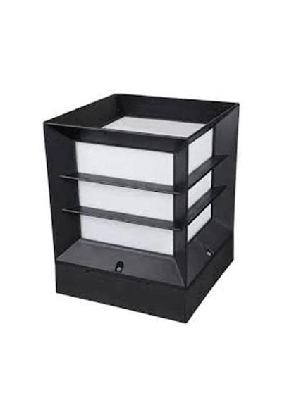 Çağatay Elektrik Izgaralı Küp Bahçe Aydınlatma Armatürü