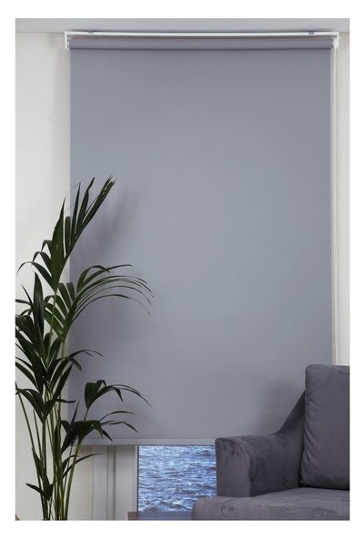 Asy Home Gri Mat Kalın Stor Perde Asy Home Gri Mat Kalın Stor Perde