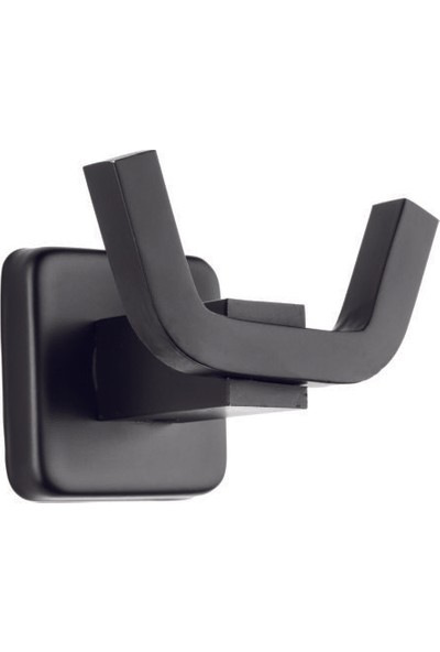 Havlu Askısı 2 Li Siyah Paslanmaz 10 Yıl Garantıduvara Monte