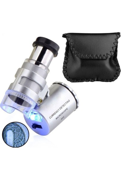 Yakpen Işıklı Mini Mikroskop Mini Lup Mercek Yakpen Işıklı Mini Mikroskop Mini Lup Mercek