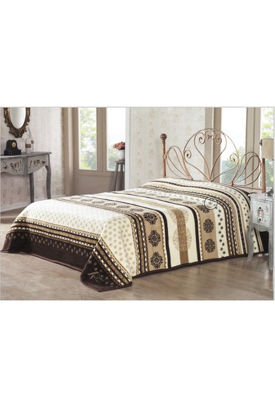 Sesli Home Akrilik Lüks Peluş Battaniye Çift Kişilik 180X230 CM-14189K