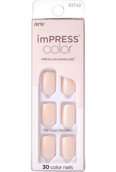 Impress Color Kendinden Yapışkanlı Takma Tırnak - Kısa- KIMC001 Impress Color Kendinden Yapışkanlı Takma Tırnak - Kısa- KIMC001