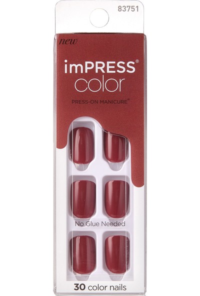 Impress Color Kendinden Yapışkanlı Takma Tırnak - Kısa- KIMC012 Impress Color Kendinden Yapışkanlı Takma Tırnak - Kısa- KIMC012