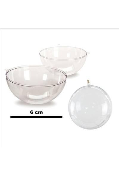 TT Tahtakale Toptancıları Şeffaf Mika Küre Top 6 cm (8 Adet ) TT Tahtakale Toptancıları Şeffaf Mika Küre Top 6 cm (8 Adet )