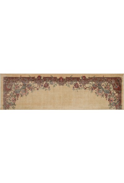 Sempati Halı Klasik Modern Vintage Eskitme Halı 90 x 322 cm 7332 Sempati Halı Klasik Modern Vintage Eskitme Halı 90 x 322 cm 7332