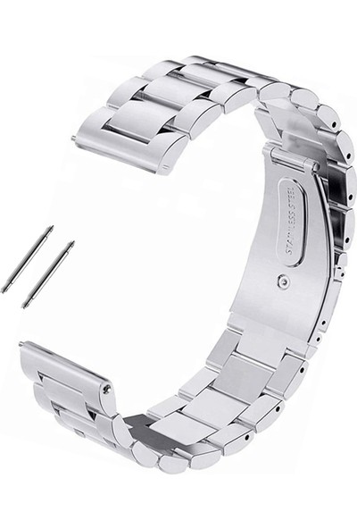 Esprit Saat Uyumlu Paslanmaz Çelik Metal Saat Kordonu 20MM Gümüş Esprit Saat Uyumlu Paslanmaz Çelik Metal Saat Kordonu 20MM Gümüş