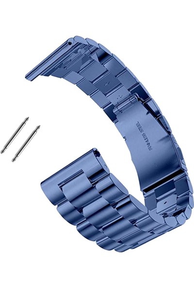 Esprit Saat Uyumlu Paslanmaz Çelik Metal Saat Kordonu 22MM Lacivert Esprit Saat Uyumlu Paslanmaz Çelik Metal Saat Kordonu 22MM Lacivert