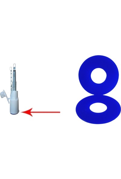 Kale Start Gö mme Rezervuar Boşa ltma Grubu Contası(8 cm)