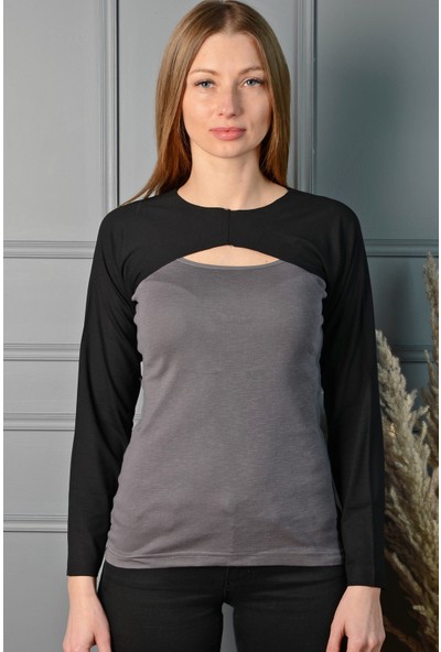 Pınkmark Kadın Siyah Bolero MCPMBL25164