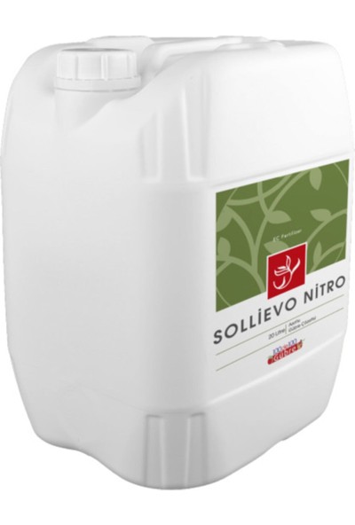 100De100Gübre Sıvı Azot Çözeltisi Sıvı Organik Gübre (Sollievo Nitro) 20 Lt