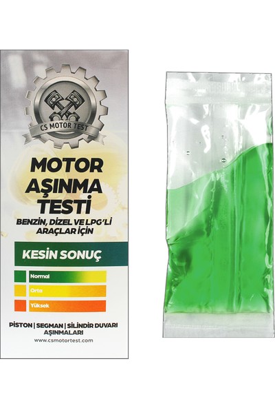 CS Motor Aşınma Testi CS Motor Aşınma Testi