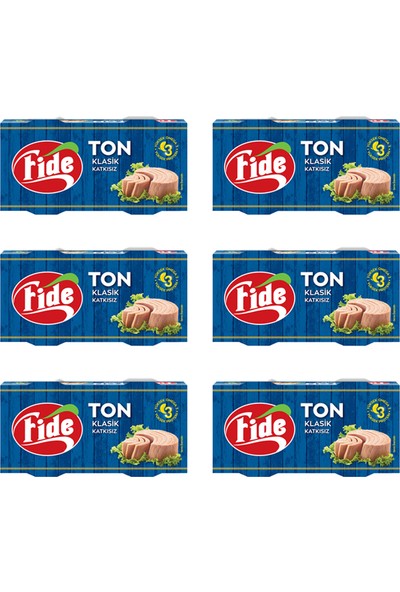 Fide Klasik Ton Balığı 12 X 160 gr