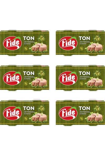 Fide Zeytinyağlı Ton Balığı 12 X 160 gr Fide Zeytinyağlı Ton Balığı 12 X 160 gr