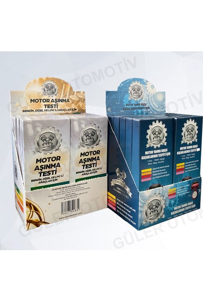 Cs Motor Aşınma ve Cs Conta Kaçak Testi- 20'lu Paket Cs Motor Aşınma ve Cs Conta Kaçak Testi- 20'lu Paket