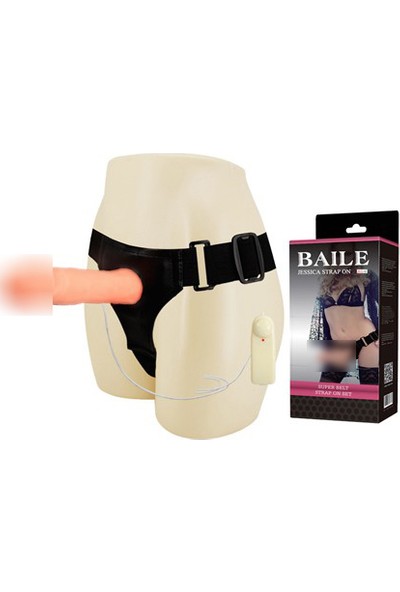 Baile İçi Boş 20 cm Titreşimli Belden Bağlamalı Penis Realistik Protez Baile İçi Boş 20 cm Titreşimli Belden Bağlamalı Penis Realistik Protez