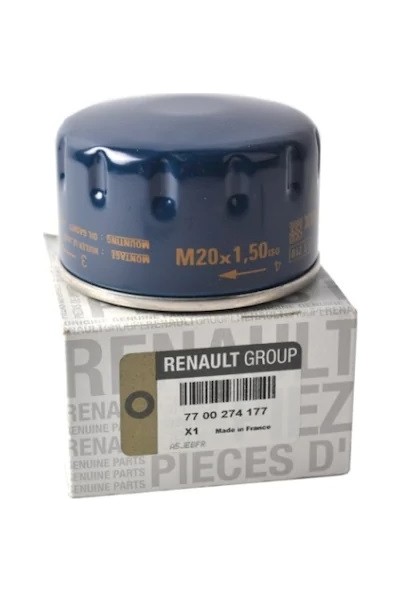 Mais Renault Clio 1.4, 1.6, 1.8, 2.0 Yağ Filtresi 1996-2013