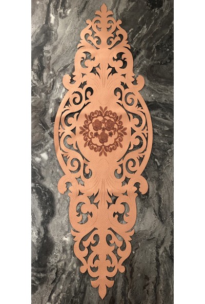 Köşem Çeyiz Lazer Işlemeli Özel Kesim Deri Runner Tarçın Köşem Çeyiz Lazer Işlemeli Özel Kesim Deri Runner Tarçın