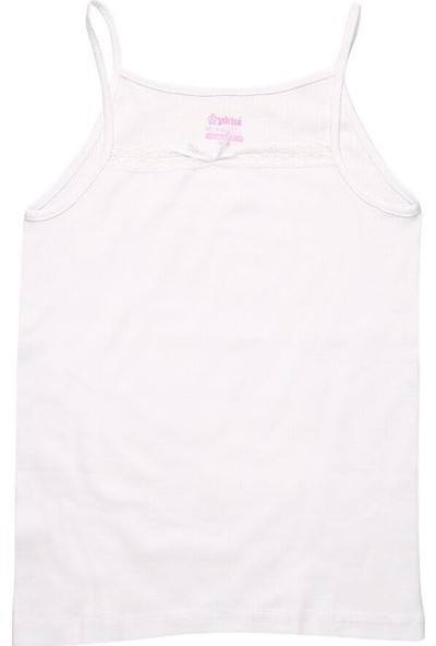 Yıldız Dantelli Ip Askılı Kız Çocuk Atlet 2035