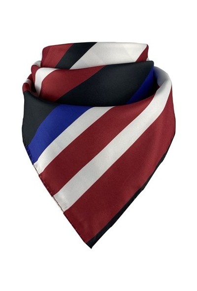 E-Taktik Bordo Çizgili Tivil Fular Maske