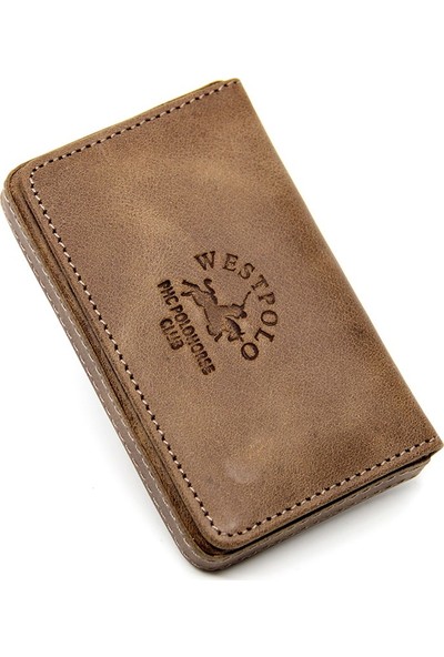 West Polo Vizon Crazy Deri Kartlık WPT1022CR
