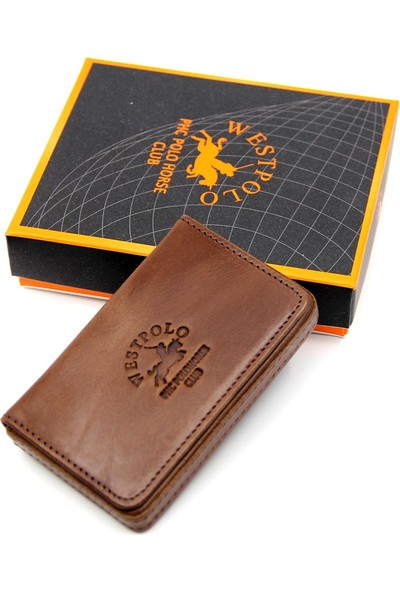 West Polo Kahverengi Crazy Deri Kartlık WPT1022CR West Polo Kahverengi Crazy Deri Kartlık WPT1022CR