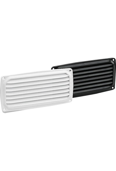 Lalizas Ventilation Shaft Grilles Cover, 200X100MM, Black