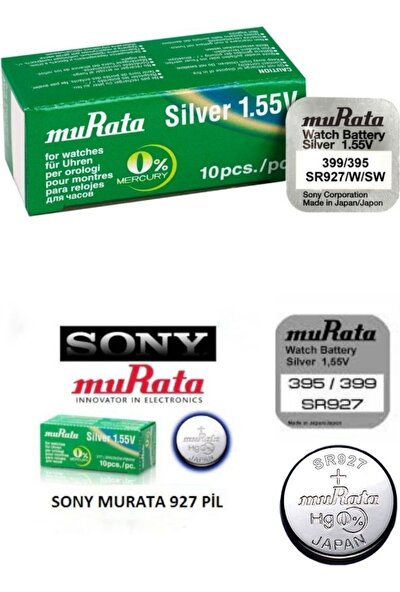 Fano Sony Murata SR927SW Saat Pili 1.55V (2 Adet) Fano Sony Murata SR927SW Saat Pili 1.55V (2 Adet)