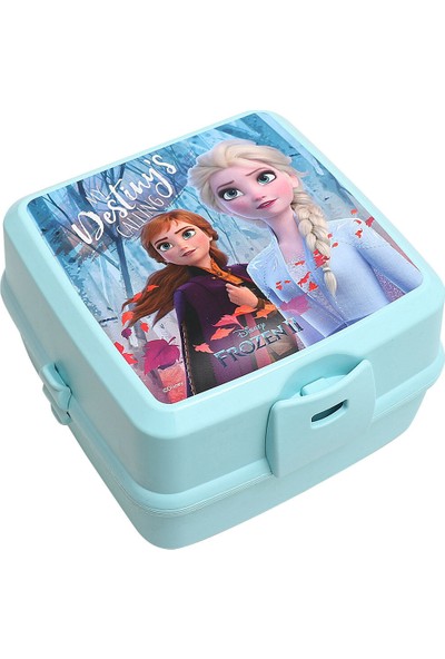 Frozen Beslenme Kabı Dest Mavi Kız Çocuk Beslenme Kabı